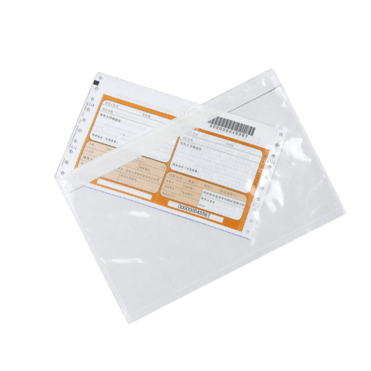 Custom Printed Waybill Pouch Packing List Shipping Label Envelope